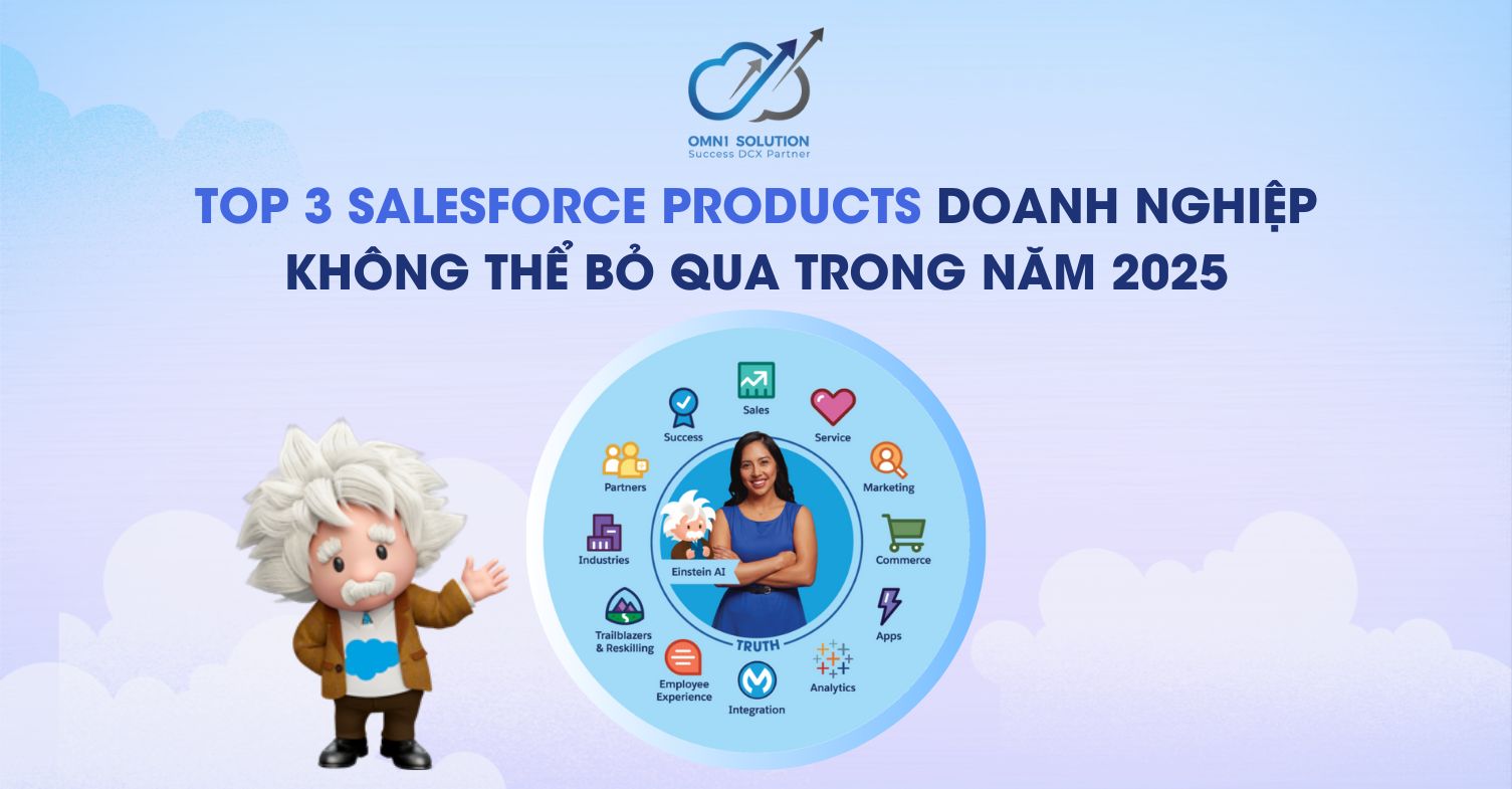 TOP 3 SALESFORCE PRODUCTS DOANH NGHIỆP KHÔNG THỂ BỎ QUA TRONG NĂM 2025